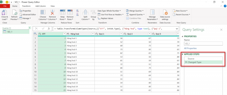 Power Query Trong Excel, Cách Dùng Power Query Chuẩn Hóa Dữ Liệu